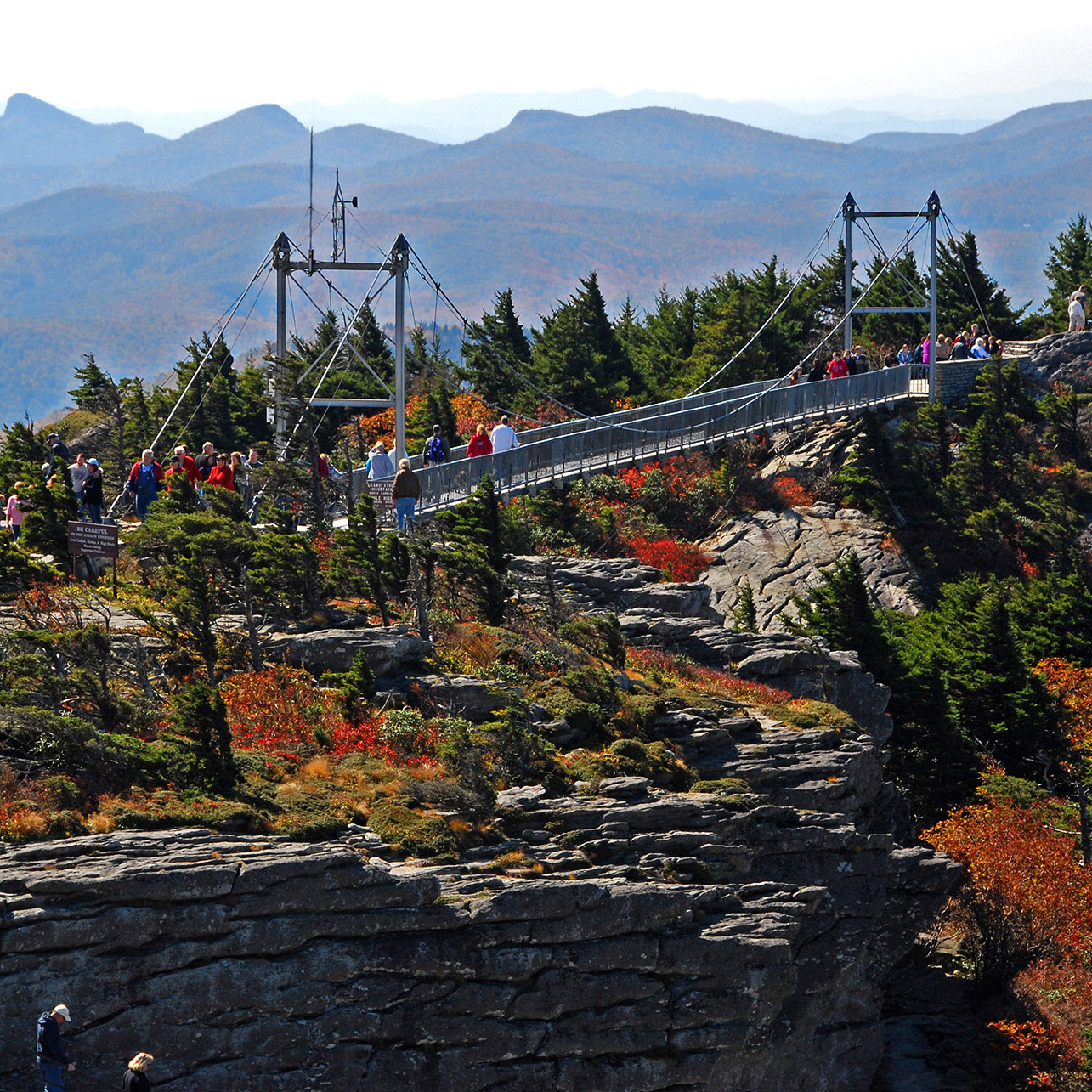 Suspension Bridge At Grandfather Mountain at Adelaide Johnson blog